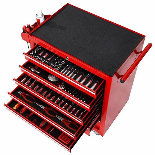 Jual Steel 7 Drawers Tool Cabinet Workshop Tool Box Trolley Box ...