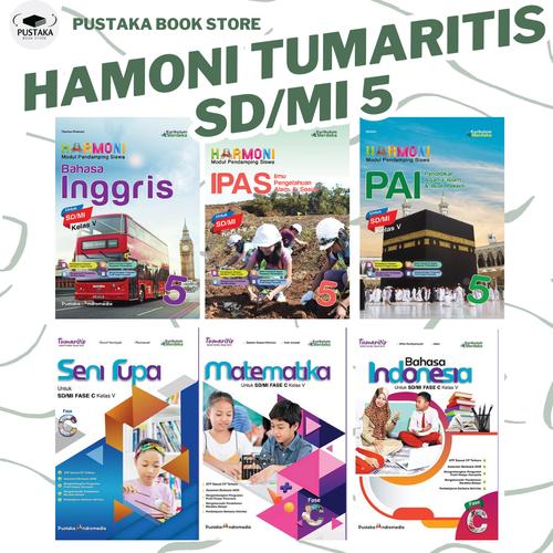 Promo BUKU PAKET HARMONI TUMARITIS BAHASA IDNONEISA, SENI RUPA, PJOK SD ...