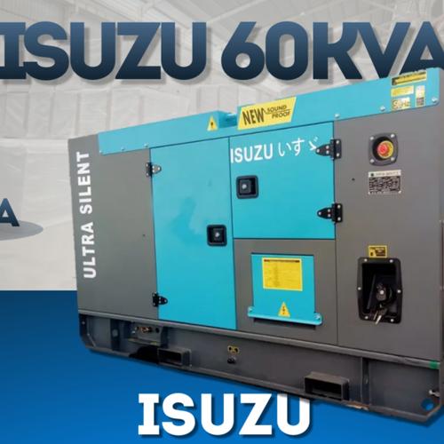 Jual Genset 60 KVA Isuzu Silent Diesel | Genset Ultra Silent Diesel 60 ...