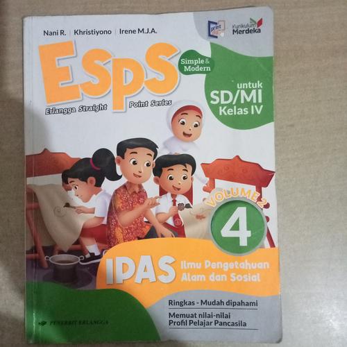 Jual Buku ESPS IPAS VOLUME 2 Untuk SD/MI Kelas IV Kurikulum Merdeka ...
