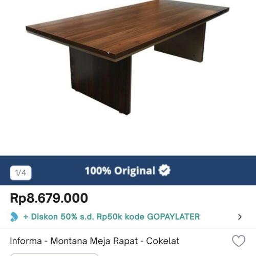 Jual Meja meeting INFORMA MONTANA 240x116x75cm, barunya 8 jutaan ...
