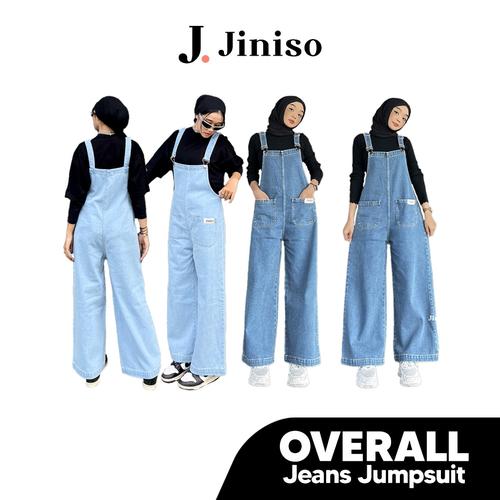 Promo JINISO - Jumpsuit Overall Jeans Celana Panjang 2 Pocket - 101 ...