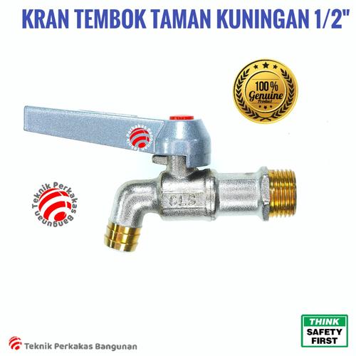 Jual Kran keran air tembok taman kuningan asli besar bola engkol heavy ...