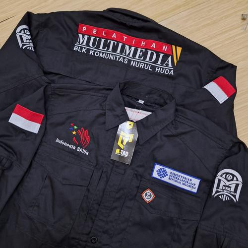 Jual kemeja tactical panjang/pendek PO bordir - kemeja custom bordir ...