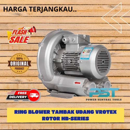 Jual Ring Blower Tambak udang rotor HB-550 1phase Blower Kolam Tambak ...