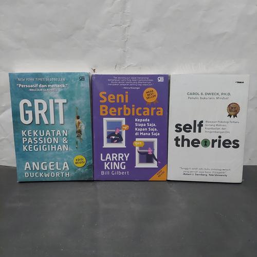Jual paket 3 buku: Grit kekuatan passion dan kegigihan, seni berbicara kepada siapa saja kapam ...