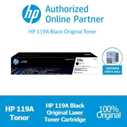 Jual HP LaserJet 119A Black Toner (W2090A) Original Cartridge - Jakarta ...