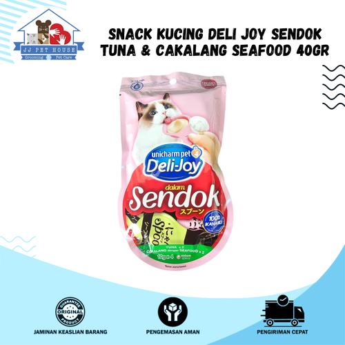 Jual SNACK KUCING DELI JOY SENDOK TUNA & CAKALANG SEAFOOD 40GR MDT6715 ...