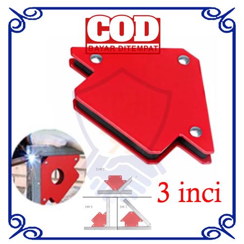 Jual Siku Las Magnet 3 Inch 25LB Pemegang Besi Las Sudut Siku Besi ...