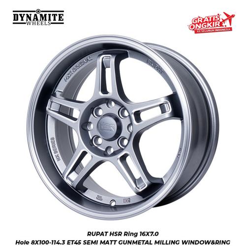 Jual Velg Mobil Ring 16 Termurah Yaris Joker Jazz Mobilio March Mirage Velg R16 HSR Rupat Pcd ...