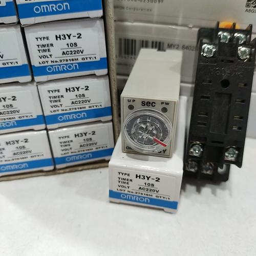 Jual timer Omron h3y2 220vac 10 detik 8kaki set socket/timer h3y 2 - Jakarta Barat - maha kekal ...