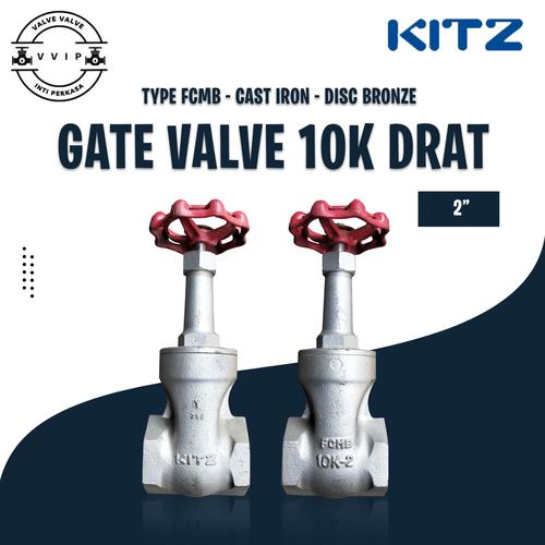Jual GATE VALVE KITZ KITAZAWA 10K DRAT SCR BSPT NPT MODEL FCMB CAST ...