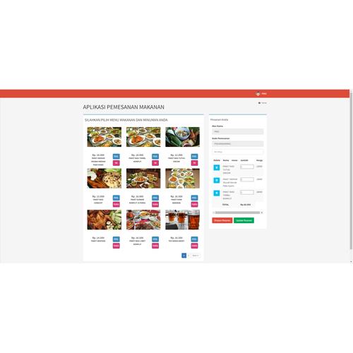 Jual Source code resto mini (Warung mini ) PHP MYSQL Berbasis WEB - Kota Bekasi - Priojava jasa ...