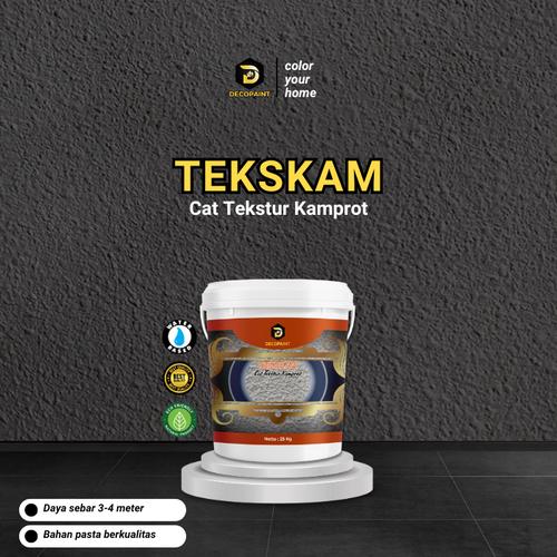 Promo Cat Texture Dinding Deco Paint Warna Deep Grey (25 Kg) - Jakarta ...