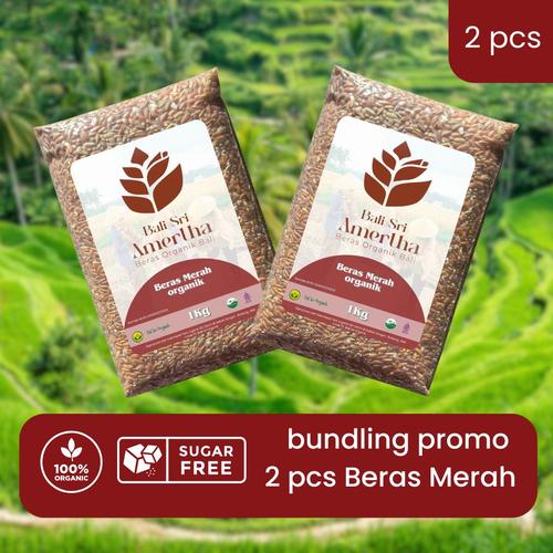 Jual Beras merah organik bersertifikat ( Organic Red Rice ) 2kg ...
