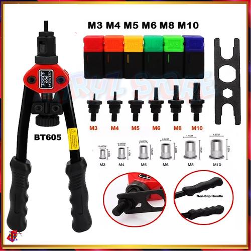 Jual Tang Rivet Paku Mur Tanam M3 M4 M5 M6 M8 dan M10 Nut Ripet Tembak Hand Riveters with Nuts ...