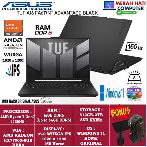 Jual Asus TUF A16 FA617NT Advantage AMD Ryzen 7 7735HS 16GB Ddr5 512GB ...