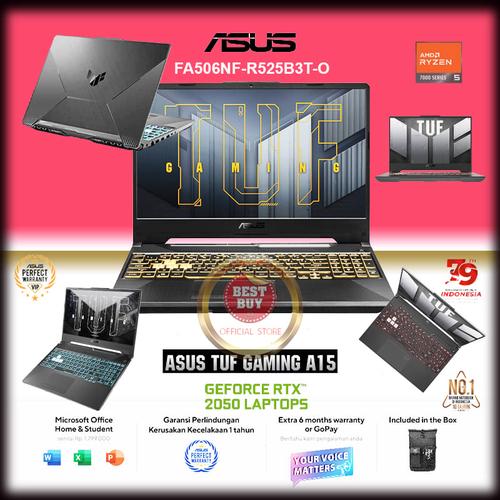 Promo Asus TUF Gaming A15 fa506nf-r525b3t-O [R5-7535hs|rtx2050|win11 ...