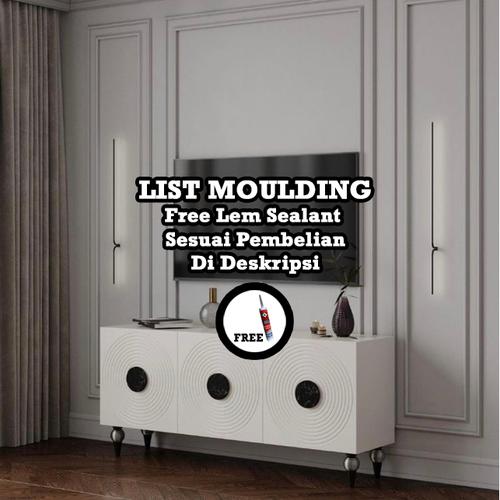 Jual OK Lis Molding PVC 290cm Anti Rayap Dekorasi Tembok Border Profil ...