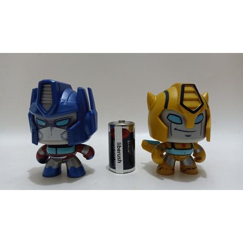 Jual hasbro mighty muggs transformers optimus prime bumblebee autobot ...