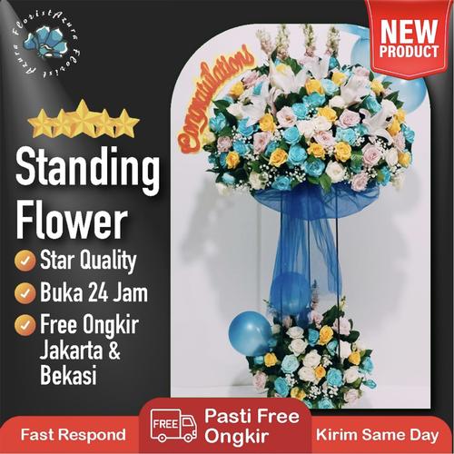 Jual Standing Flower Bunga Standing Wedding, Congratulation, Dukacita ...