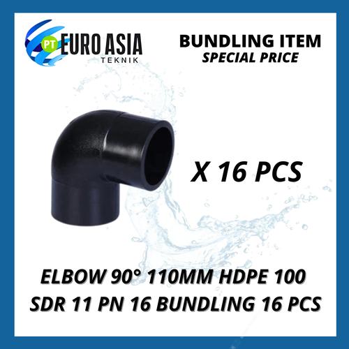 Jual ELBOW 90° 110MM HDPE 100 SDR 11 PN 16 BUNDLING 16 PCS - Kab ...