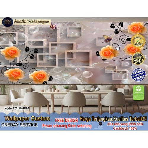 Jual Wallpaper & Wallstiker Custom 3D Tema 3D Mural | Ruang Makan - A ...