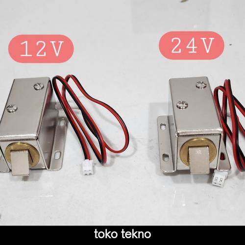 Jual Selenoid Lock 12V 24V | Kunci Electronik Otomatis Salenoid 12V 24V - 12 Volt - Jakarta ...