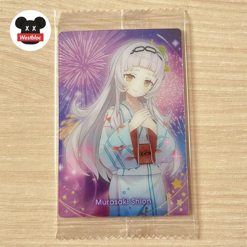 Jual Murasaki Shion Hololive Summer Kimono Yukata Wafer Card Vol.3 Bandai Namco Official ...