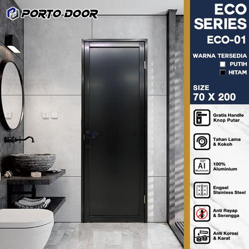 Promo PORTO DOOR ALUMUNIUM ECO 1 ACP 80X200CM PINTU KAMAR/ RUANGAN ...