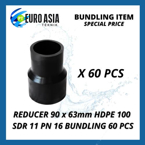 Jual REDUCER 90 x 63mm HDPE 100 SDR 11 PN 16 BUNDLING 60 PCS - Kab ...