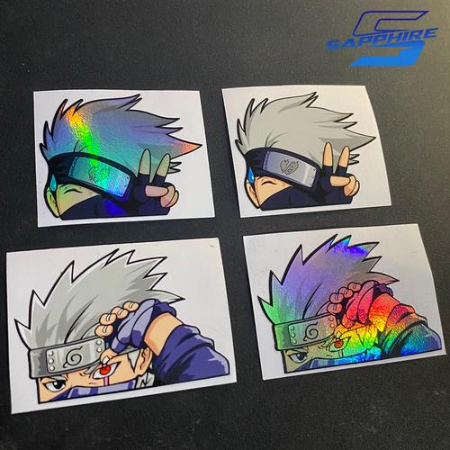Jual Sticker Kakashi Hatake Anime Naruto Stiker Kakashi Hatake - Putih ...