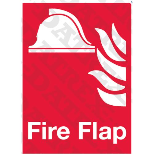 Jual IMO Symbol Sticker Fire Flaps 20x15 / Stiker Fire Flap 20cmx15cm ...