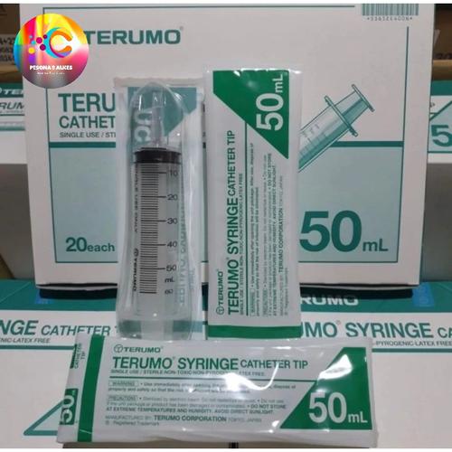 Jual SYRING 50ML TERUMO LUBANG TENGAH/CHATETER TIP/SONDE/ SPUIT 50 CC ...