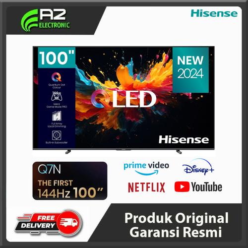 Jual HISENSE 100Q7N SMART GOOGLE TV 100 Inch - UHD 4K - QLED TV - 144Hz ...