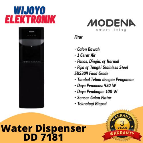Jual MODENA DD 7181 L - WATER DISPENSER BOTTOM LOADING - HITAM / MODENA ...