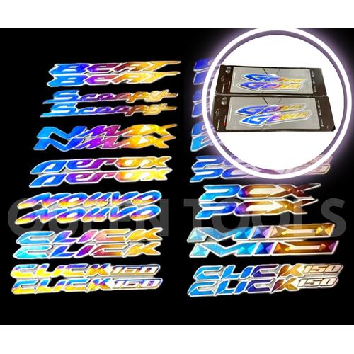 Jual Emblem Logo Body Titanium Vario 125 150 Beat Scoopy Aerox Mio Nmax ...