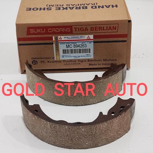 Jual KAMPAS REM TANGAN HAND BRAKE SHOE MITSUBISHI CANTER PS110 TURBO ...