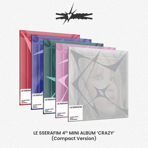 Jual LE SSERAFIM 4th Mini Album - CRAZY [Compact Ver.] - Weverse Shop ...