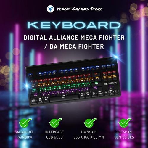 Jual Bayar Tempo! Keyboard Digital Alliance Meca Fighter / Keyboard DA ...