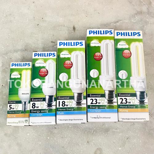 Jual Lampu Philips Essential / Lampu Philips Hemat Energi - 18 Watt ...