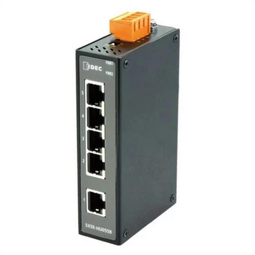 Jual IDEC Hub Switch 5 Port SX5E-HU055B Unmanaged Industrial Ethernet ...