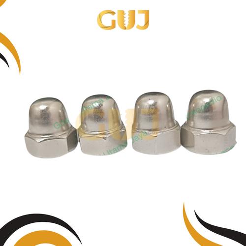 Jual MUR TOPI M12/CAP NUT 12MM/CUP NUT M12 PITCH 1,75 KUNCI 19 CHROM ...