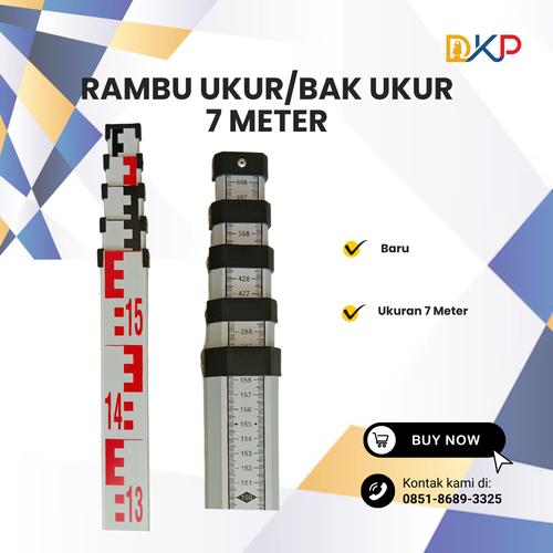 Jual Rambu Ukur / Bak Ukur 7 meter / Mistar Ukur / Levelling Staff 7M ...