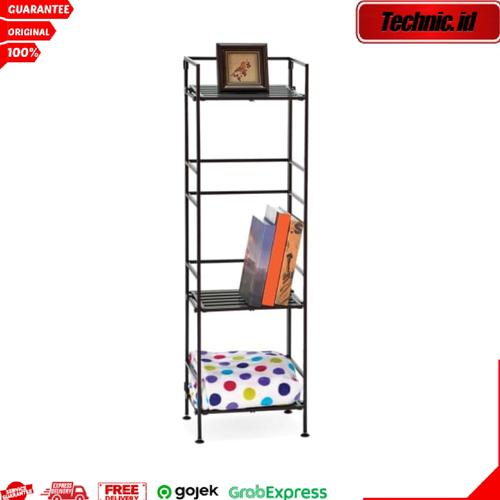 Jual Masterspace Rak Besi 4 Tingkat 4 Tier Iron Shelf With Resin Slats ...