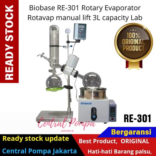 Jual Biobase RE-301 Rotary Evaporator Rotavap manual lift 3L capacity Lab - Jakarta Barat ...