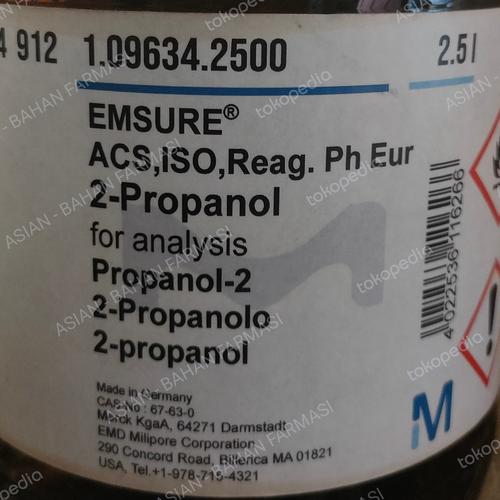 Jual 2-propanol - isopropanol - Propanol 109634 - merck - Kota Semarang ...