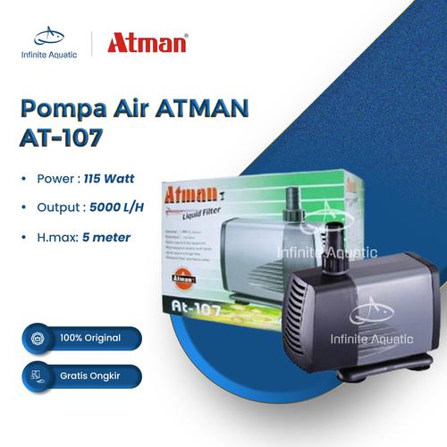 Jual Pompa AIr Atman AT-107 AT107 Pompa Celup Aquarium Kolam dan ...