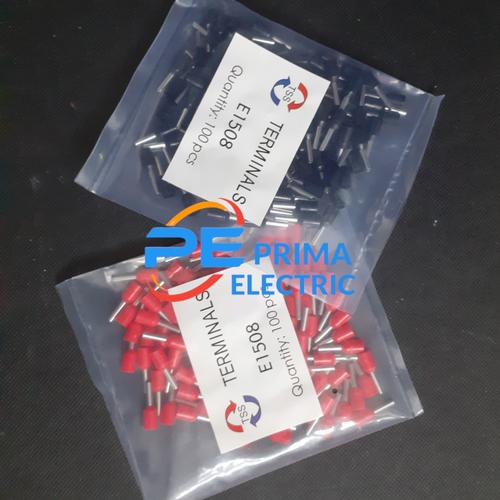 Jual Skun Ferrules 1.5mm Isolasi E-1508 Kabel Skun Ferrules 1.5mm Merah ...