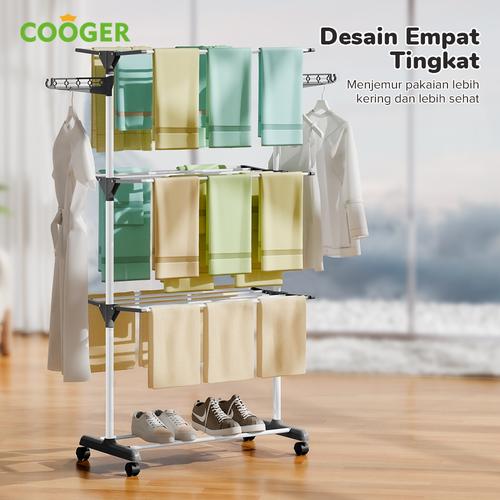 Jual Rak Jemuran Baju Lipat Pakaian Tempat Jemuran Pakaian Handuk ...